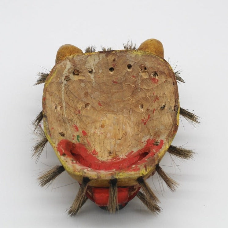Handcarved Wooden Snarling Jaguar Mask – LaCasaGuatemala
