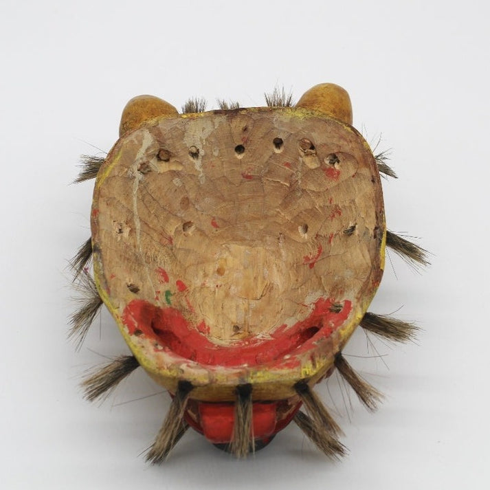 Handcarved Wooden Snarling Jaguar Mask – LaCasaGuatemala